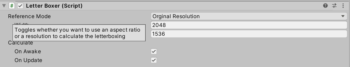 Uncentered letterbox issue, Unity 2019.3.0f6 · Issue #4 · rabidgremlin/LetterBoxer · GitHub