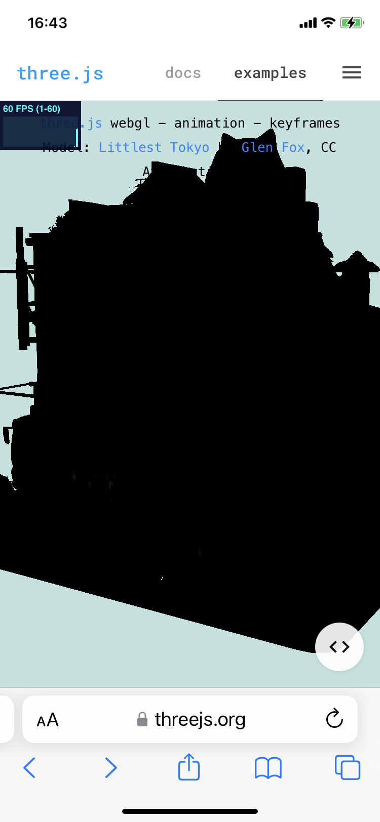 None of the examples using PMREMGenerator.fromScene work on iPhone while it works on iPad ...