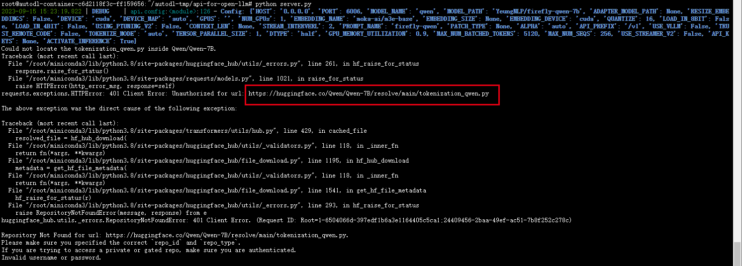 💡 [REQUEST] - 如何支持YeungNLP/firefly-qwen-7b · Issue #122 · xusenlinzy/api-for-open-llm · GitHub