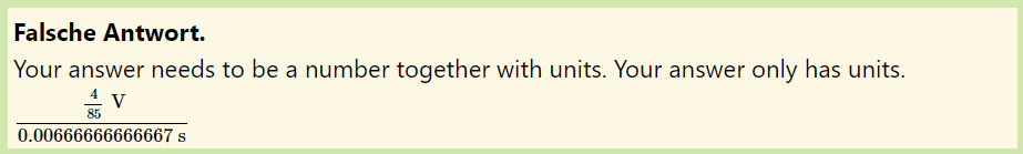 Numeric value lost during division of two units · Issue #919 · maths ...
