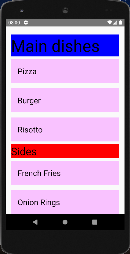 RN 0.64 SectionList stickySectionHeadersEnabled with different heights · Issue #31183 · facebook ...