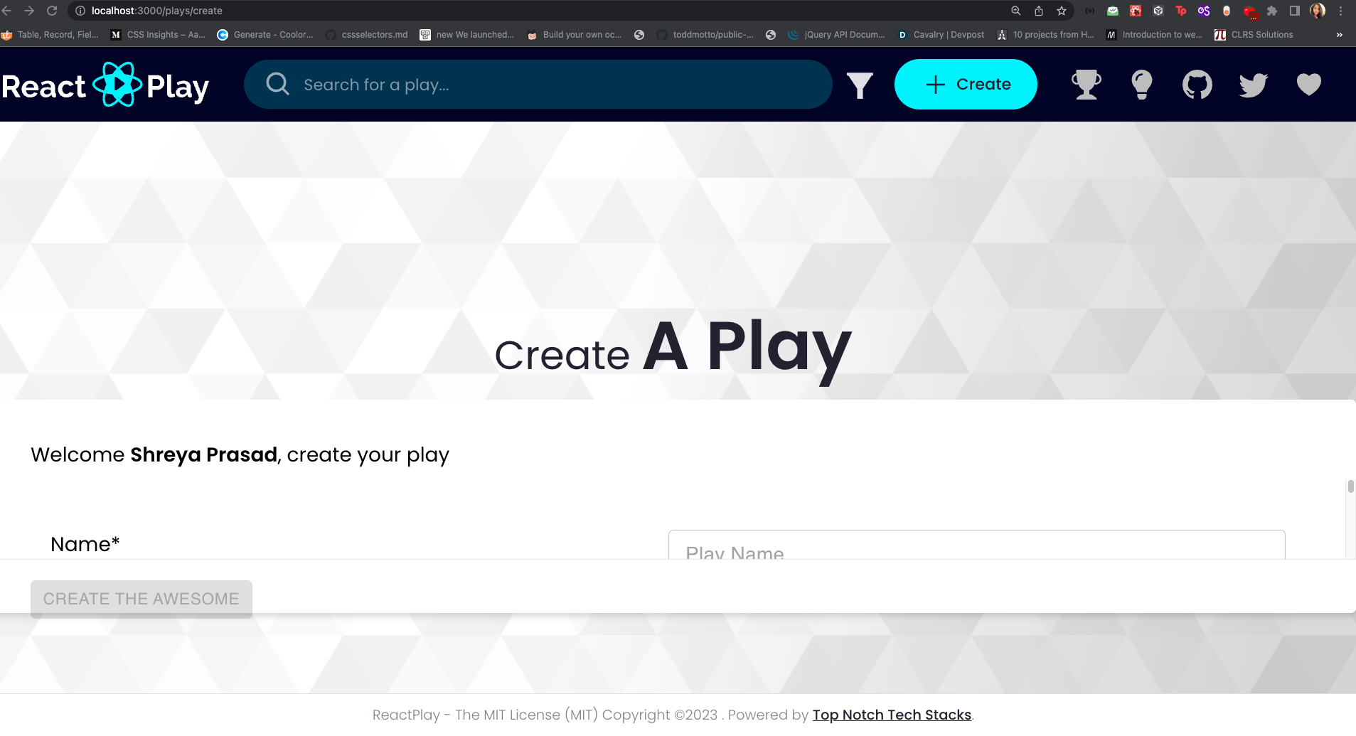 🐛 [Bug report]: Create a play page not expanding to full height · Issue #935 · reactplay/react ...