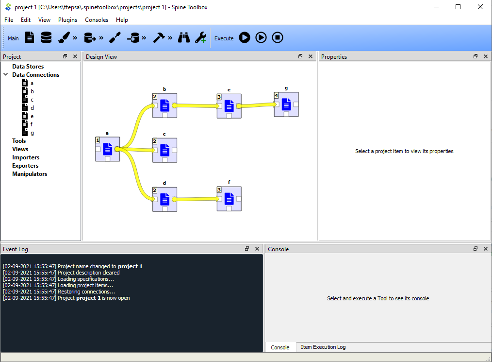 Cannot move middle horizontal boundary in the main view · Issue #1473 · spine-tools/Spine ...