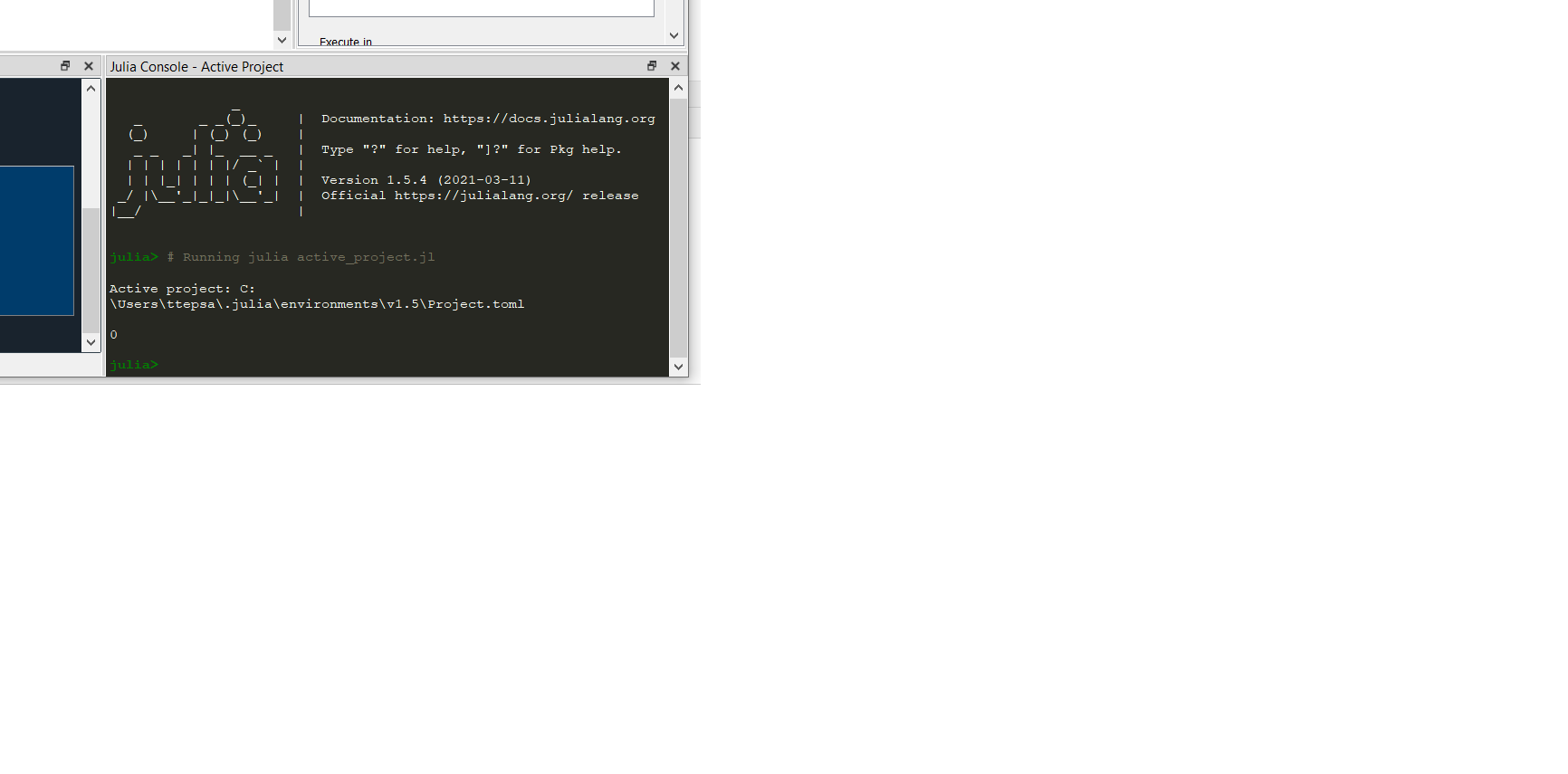 Julia console output is difficult to read. · Issue #1660 · spine-tools/Spine-Toolbox · GitHub