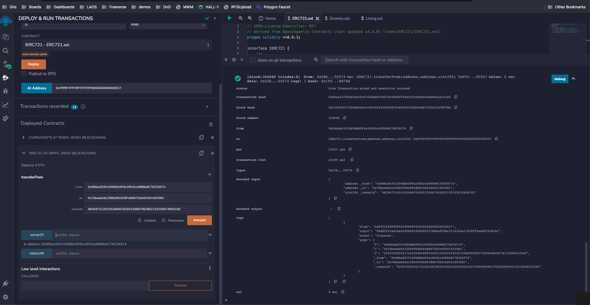ERC721.transferFrom · Issue #90 · freeverseio/laos-ownership-node · GitHub