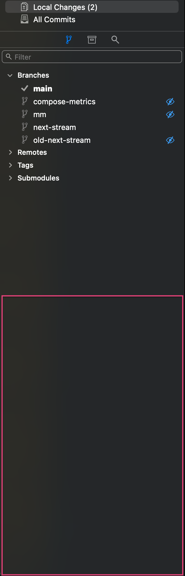 Add option to move stashes back to primary sidebar · Issue #1696 · fork-dev/Tracker · GitHub