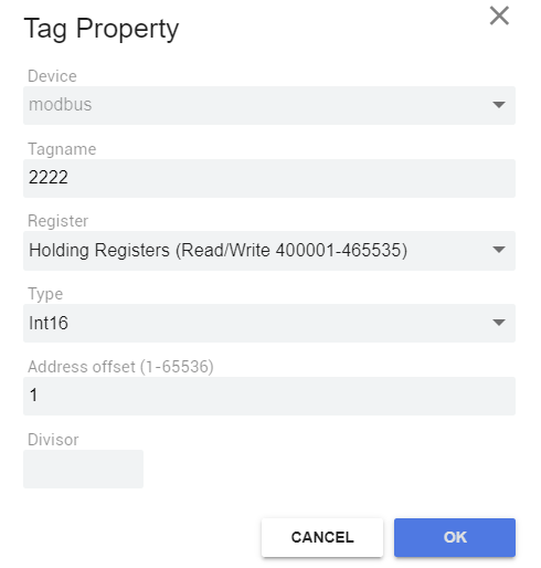 modbusTCP 5 digits to 6 digits · Issue #177 · frangoteam/FUXA · GitHub