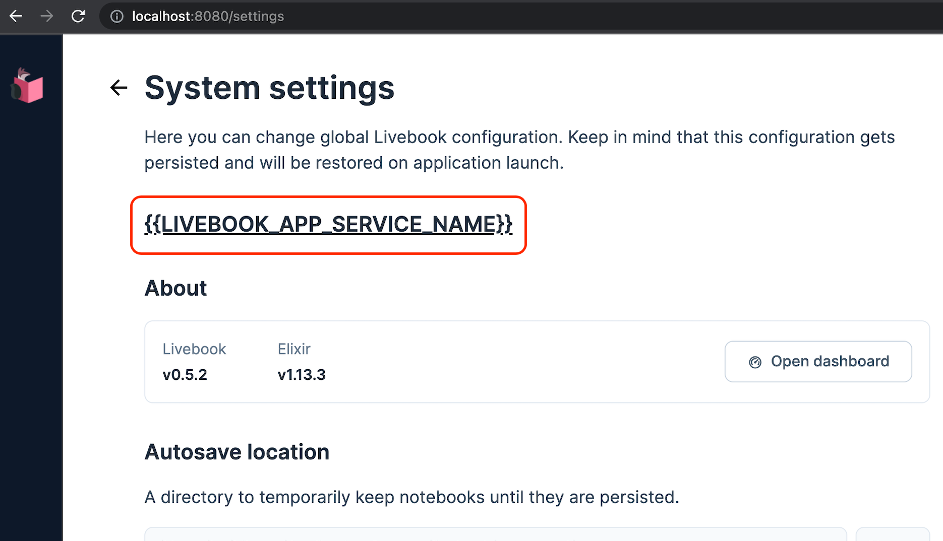 Add app service settings and warnings · Issue #1110 · livebook-dev/livebook · GitHub