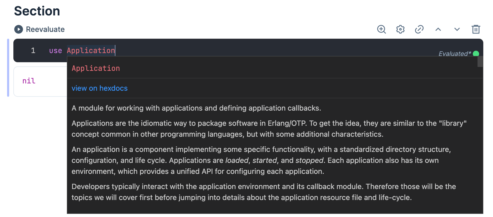 Change Hexdocs link caption by ByeongUkChoi · Pull Request #1444 · livebook-dev/livebook · GitHub