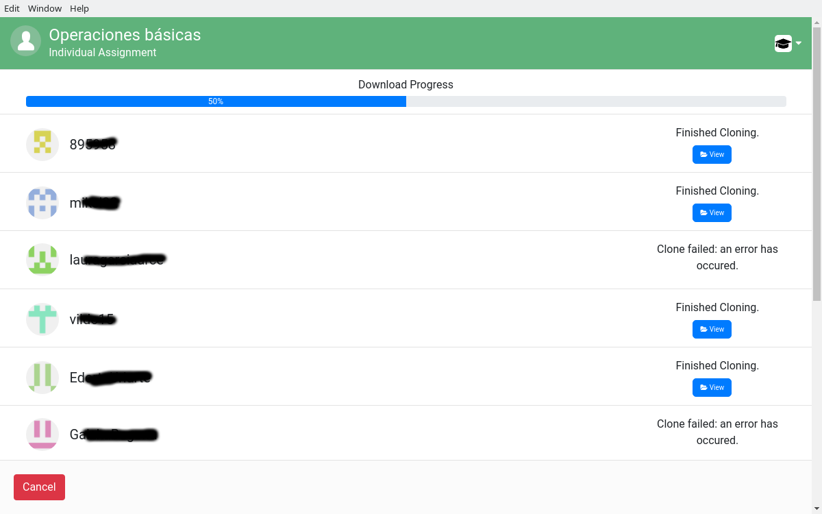 Random fails when cloning · Issue #110 · github-education-resources/classroom-assistant · GitHub