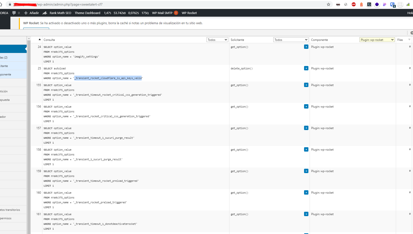 Queries when not necessary · Issue #3042 · wp-media/wp-rocket · GitHub