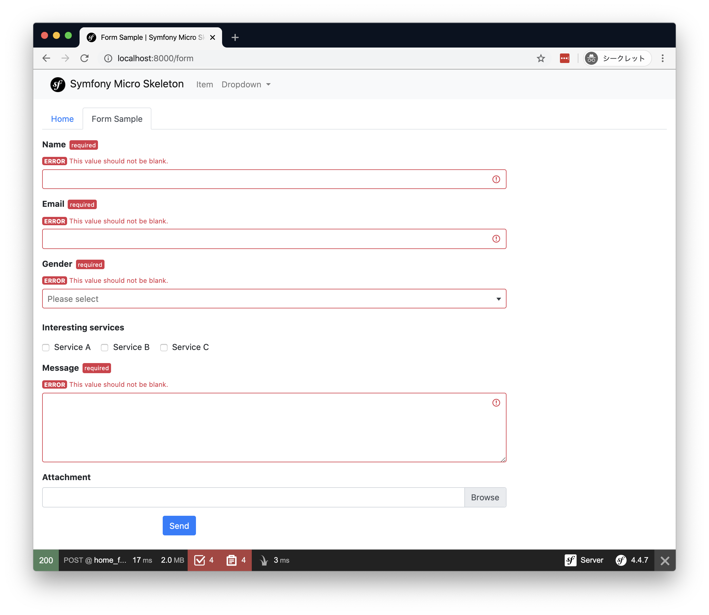 ttskch/symfony-micro-skeleton - Packagist