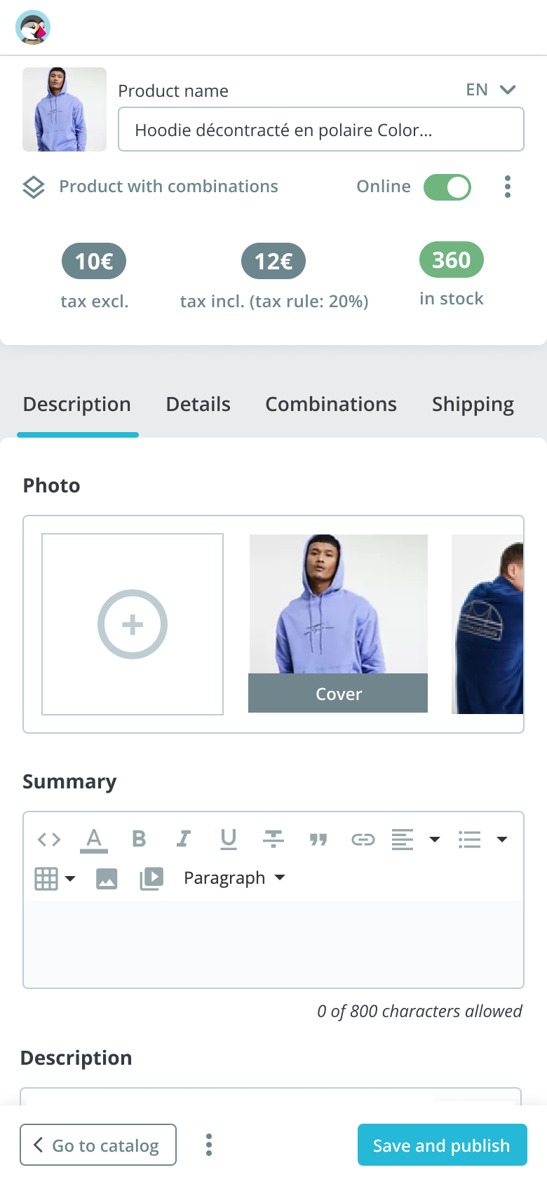 Product V2 - UI improvement · Issue #31110 · PrestaShop/PrestaShop · GitHub
