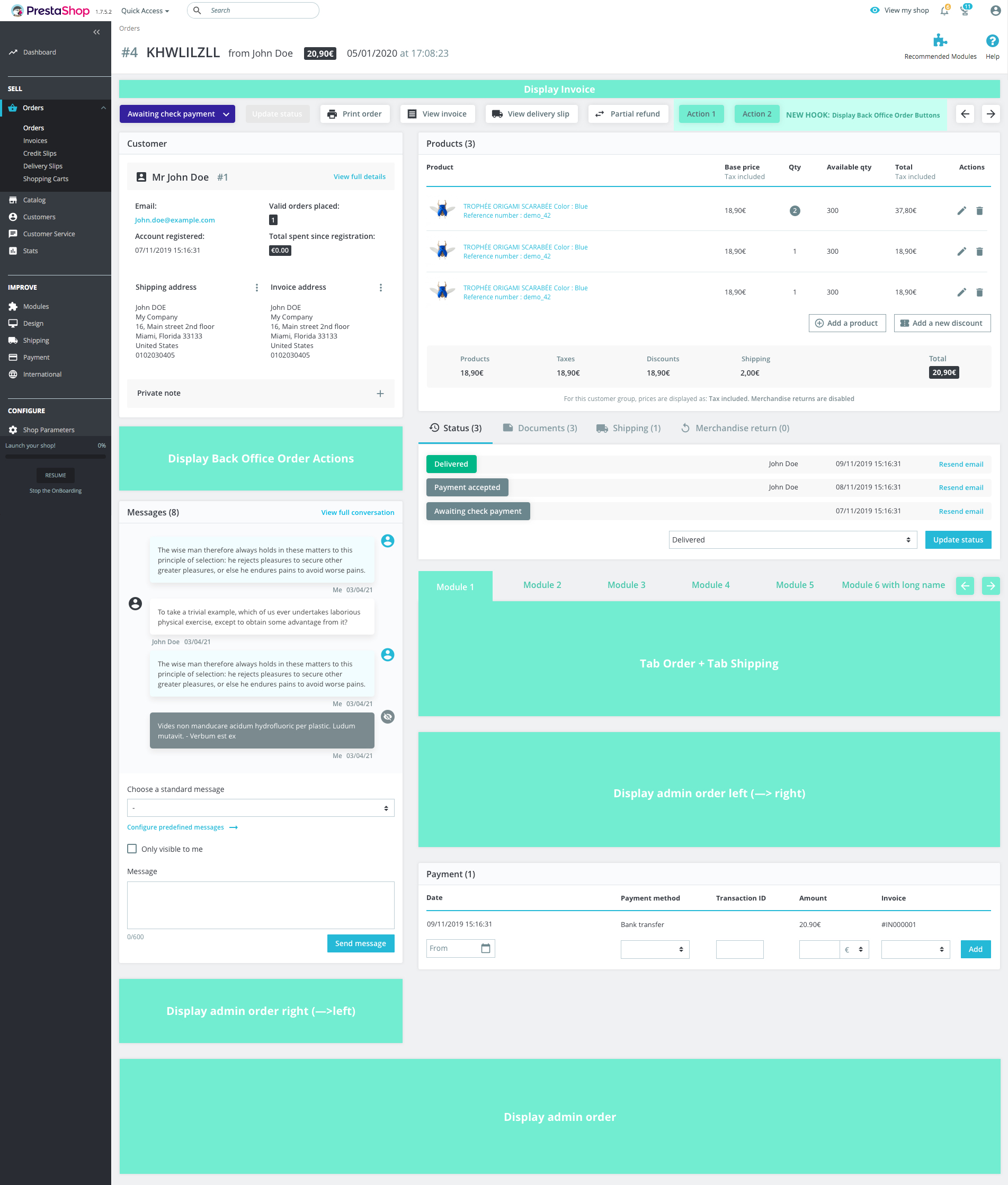 [ORDER PAGE] New hooks · Issue #16523 · PrestaShop/PrestaShop · GitHub