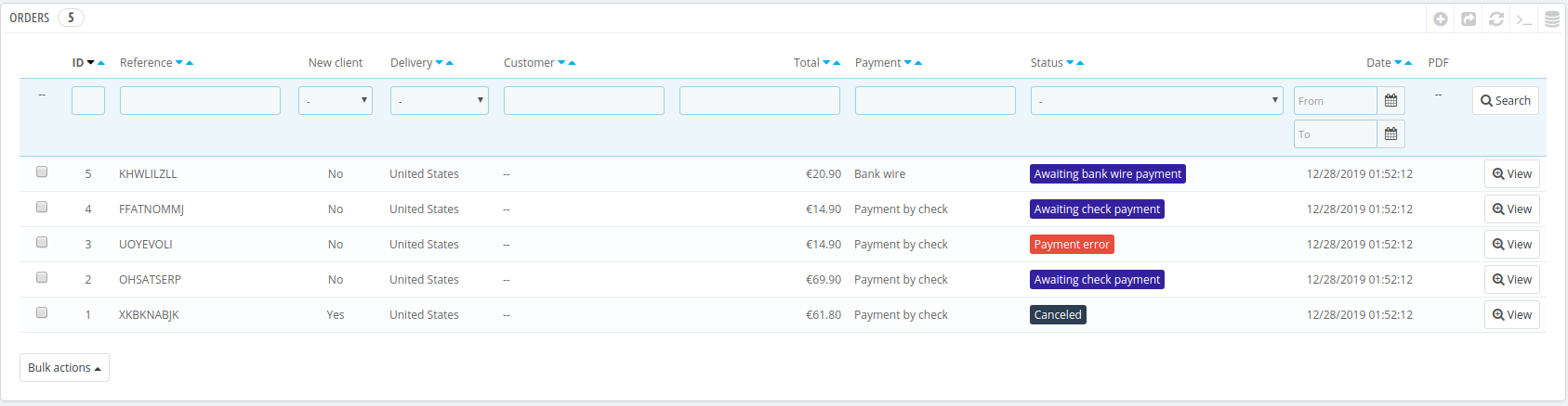 Error while trying to preview or view an order of a deleted customer · Issue #17311 · PrestaShop ...