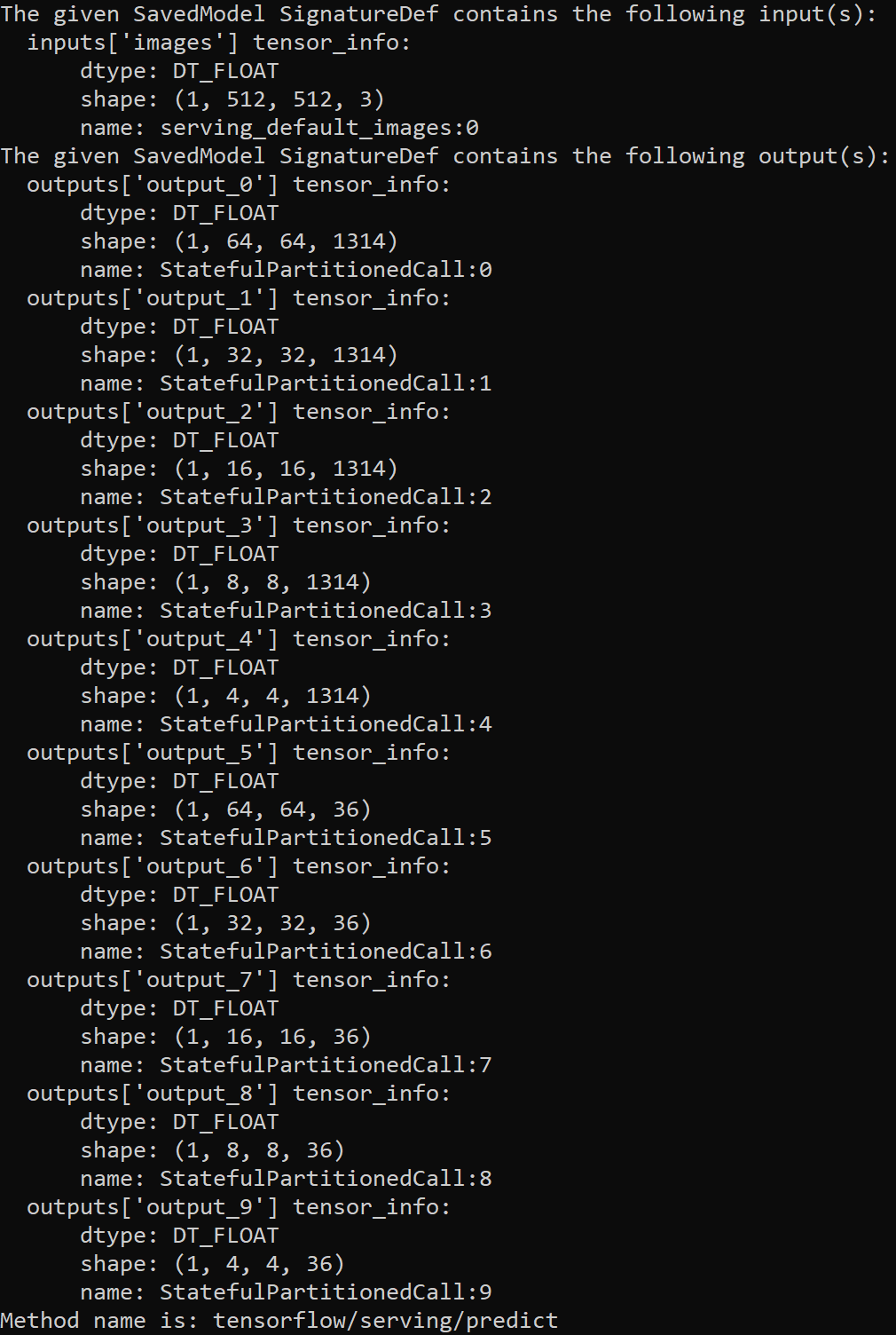 Output of only_network exported model? · Issue #970 · google/automl ...