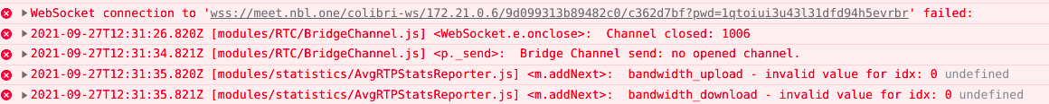 Colibri WebSocket doesn't work with default Jitsi Docker setup · Issue ...
