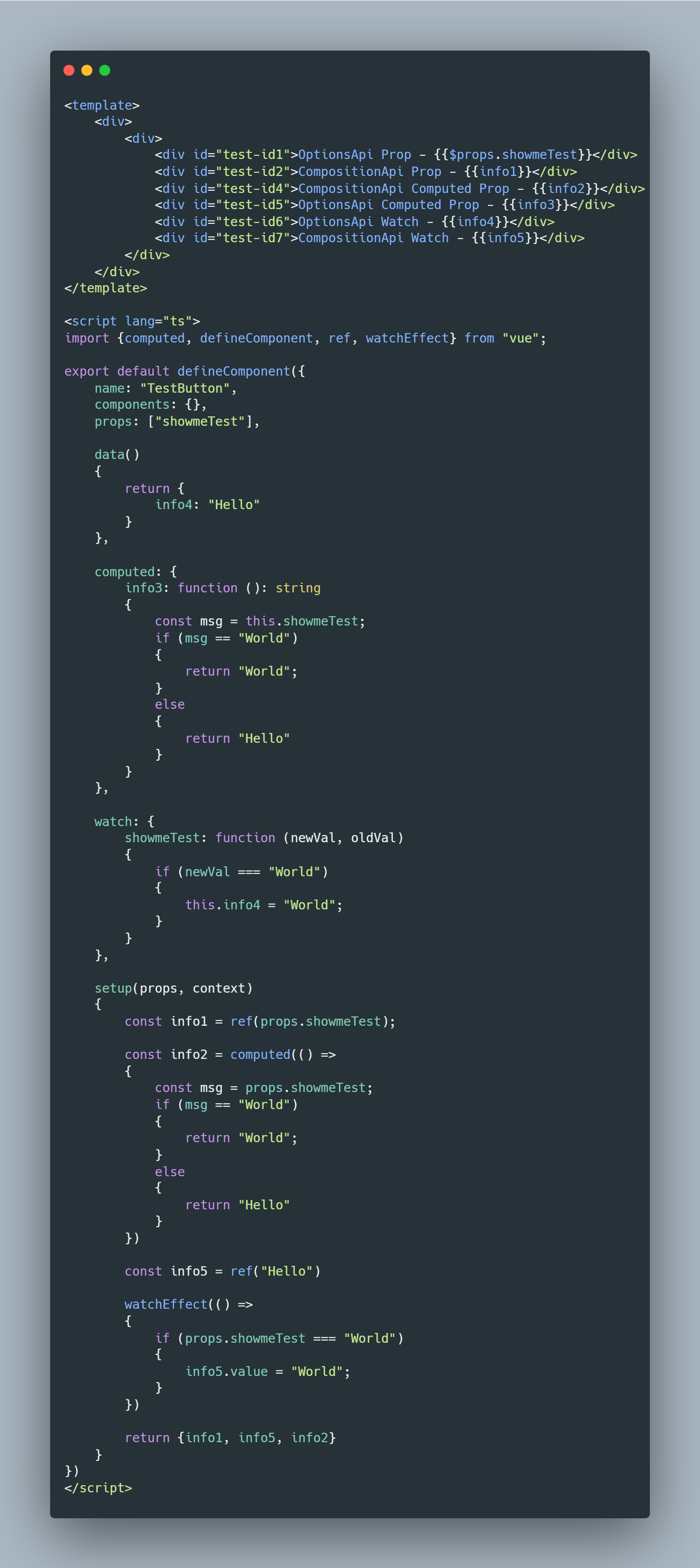 Bug Testing Composition Api Written Component Library In Vue3 Project · Issue 1407 · Vuejs
