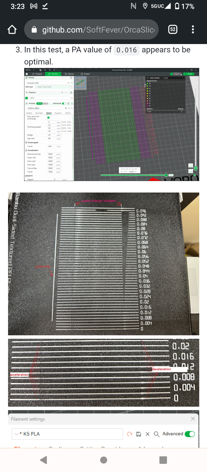 Pressure Advance Line Test only shows "PA Test" on build plate · Issue ...