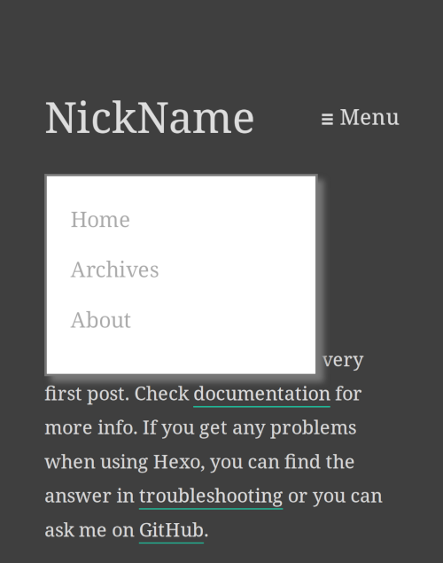 Mobile navigation menu without javascript · Issue #34 · geekplux/hexo ...
