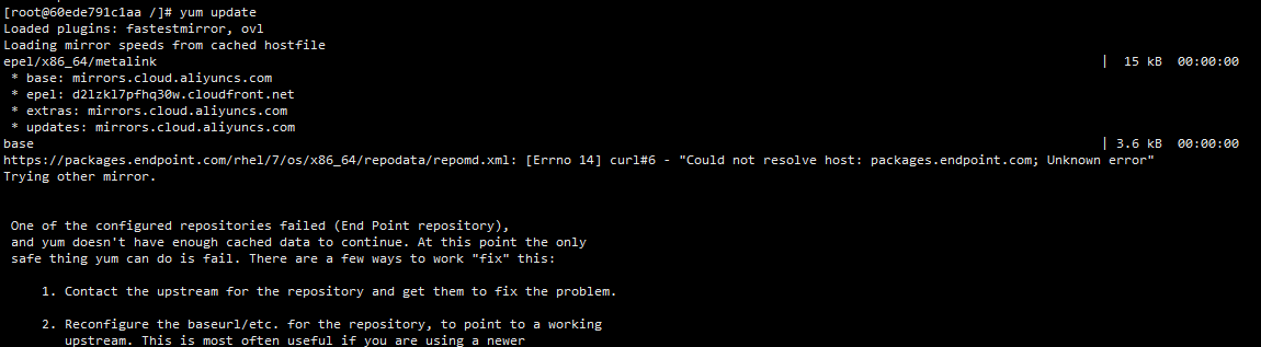 Bug: 容器里的源有问题，导致容器yum将无法update或下载软件 · Issue #452 · openspug/spug · GitHub
