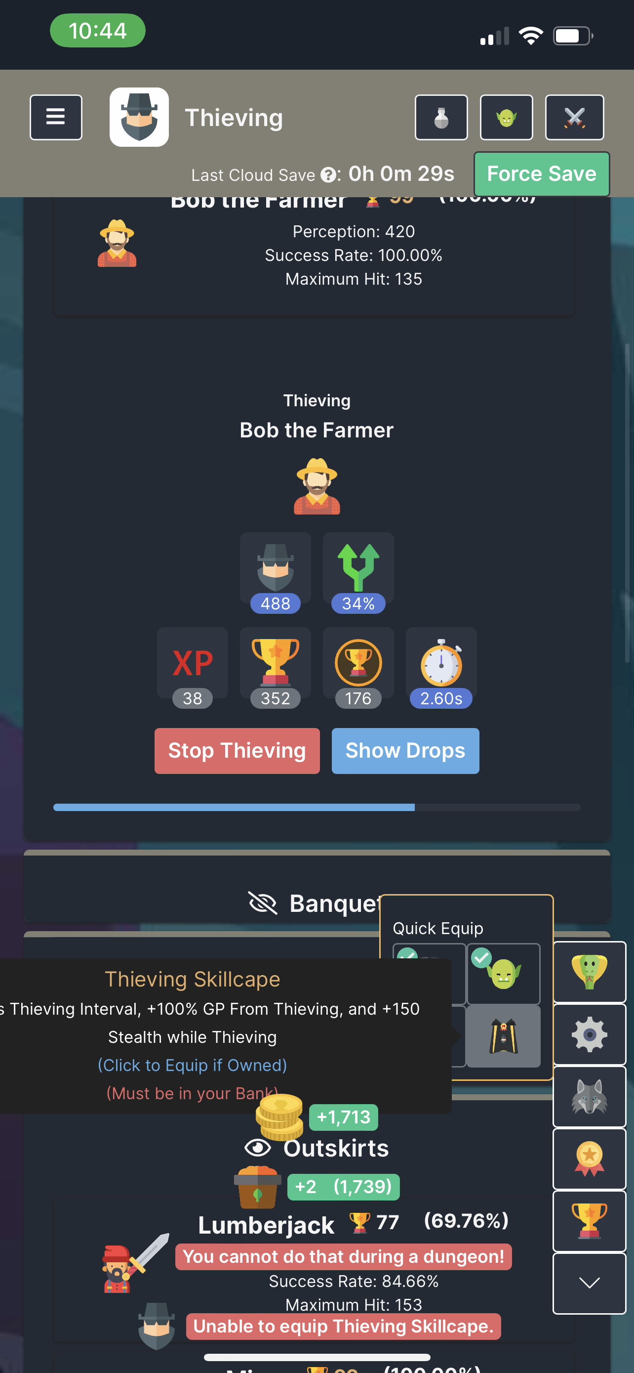 [Bug]: Received “You cannot do that during a dungeon” msg when not in dungeon · Issue #2718 ...