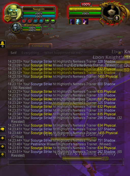 [Spell] [Death Knight] Scourge Strike vs Full Absorb · Issue #5778 ...