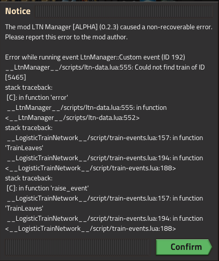 Crash during standard run of LTN Manager · Issue #91 · nihilistzsche/LtnManager · GitHub