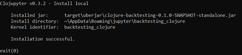 Clojure Backtesting Documentation Get Started