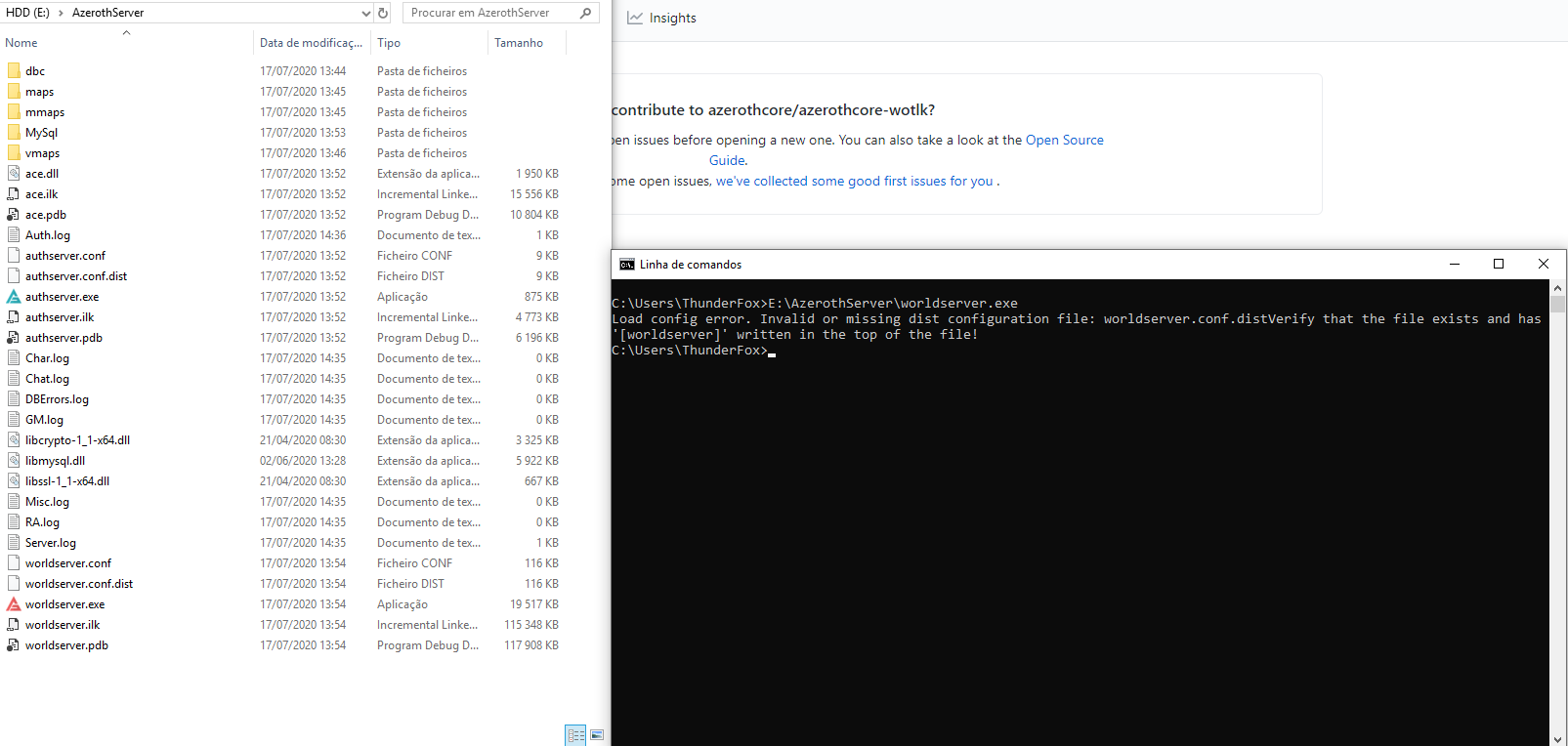AzerothCore can't find configuration Files Windows Fresh Build · Issue #3197 · azerothcore ...