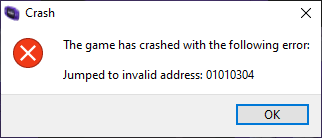Loading a savestate occasionally leads to “invalid address” crash. · Issue #2350 · mgba-emu/mgba ...
