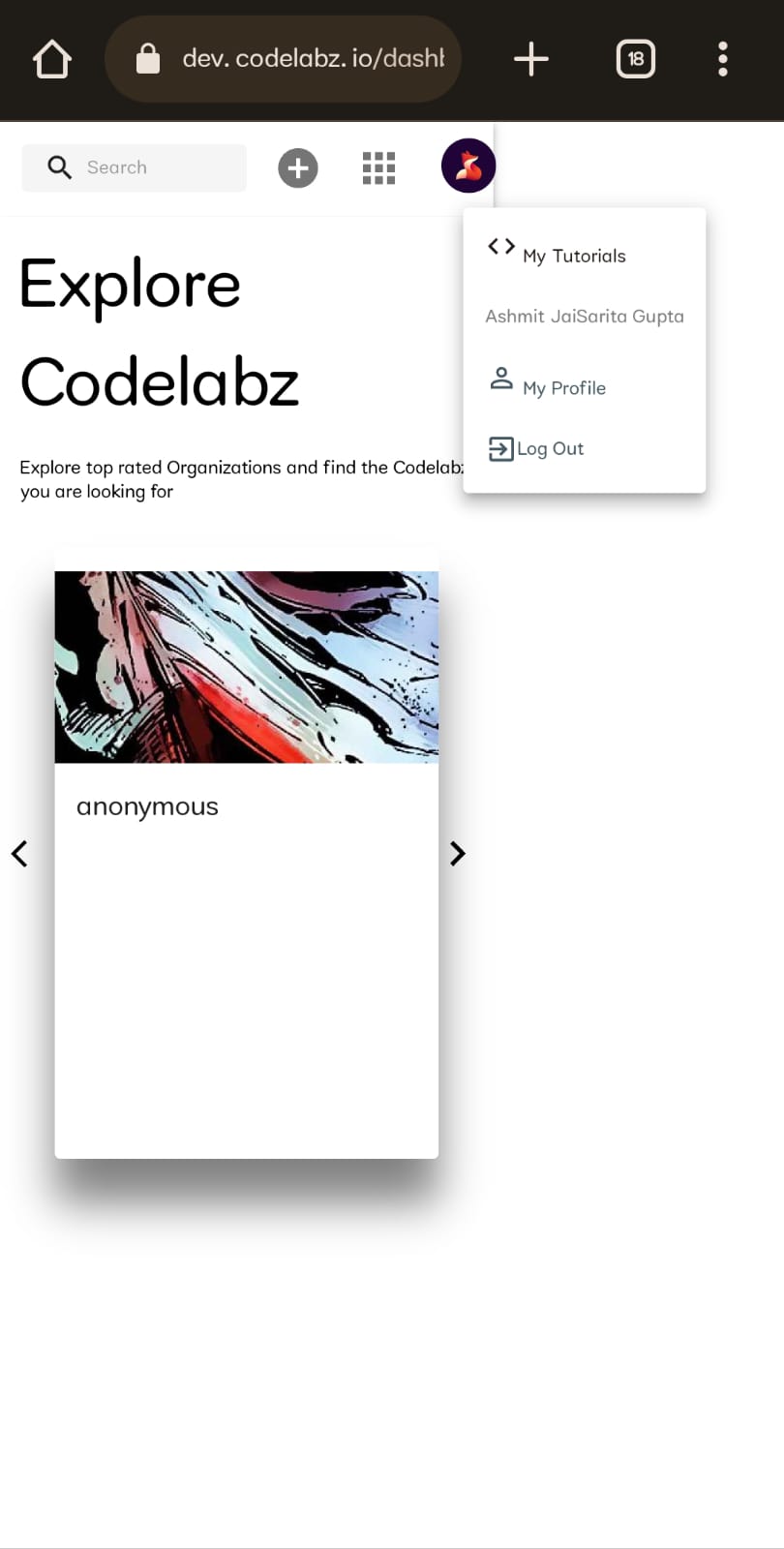 My Tutorials and My Profile icon is not centred vertically · Issue #741 · scorelab/Codelabz · GitHub