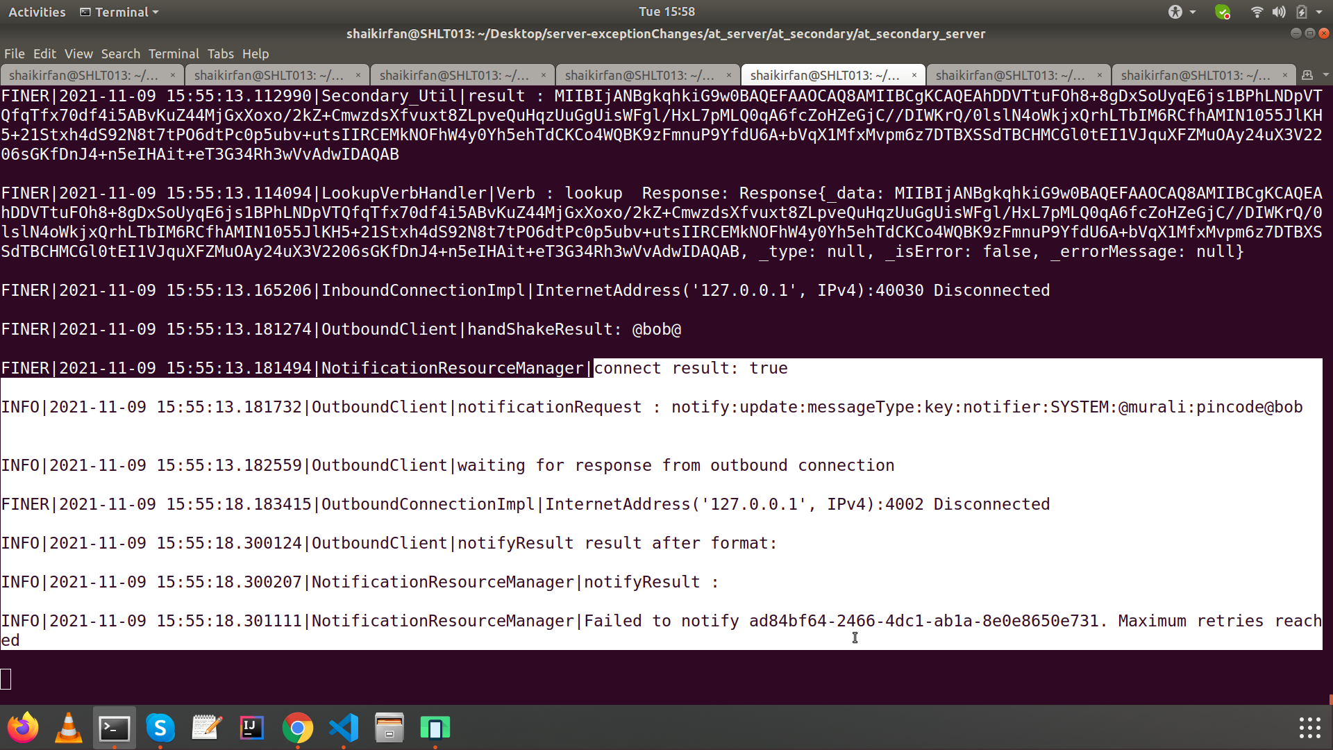notification fails with the key not found exception · Issue #382 · atsign-foundation/at_server ...