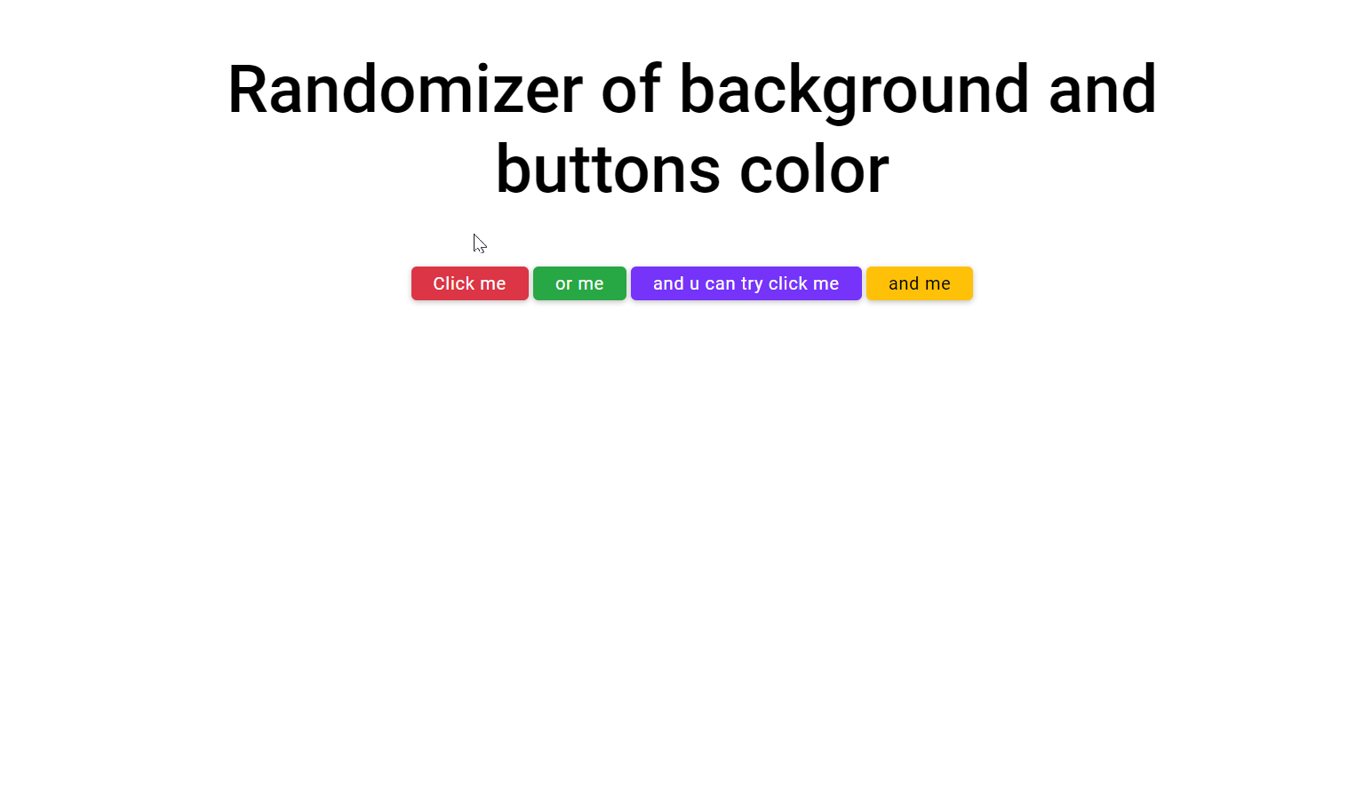 GitHub - Sheggy1/React-randomizer-bg-btn-color: Simple app with ...