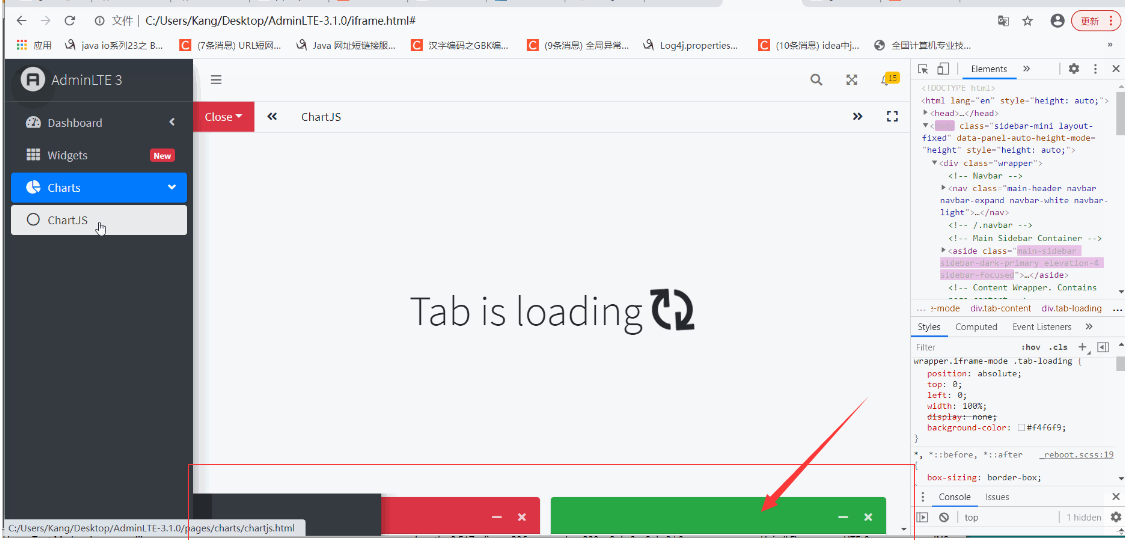 [bug] Iframe.html no fotter div, and the height of .tab-content is incorrect · Issue #3538 ...