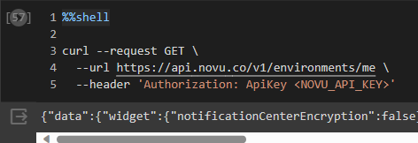 Add cURL `Get current environment`, `Get environments`, `Get api keys`, `Regenerate api keys ...