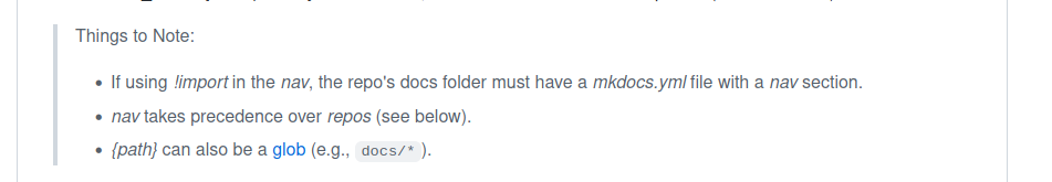 Clarity In The Documentation · Issue 3 · Jdoiro3mkdocs Multirepo Plugin · Github