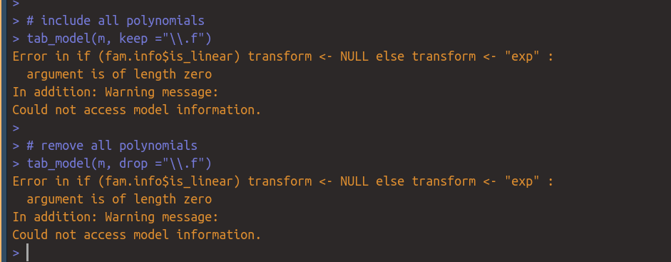 SjPlot: tab_model() Don't show quadratic/polynomial terms · Issue #776 · strengejacke/sjPlot ...
