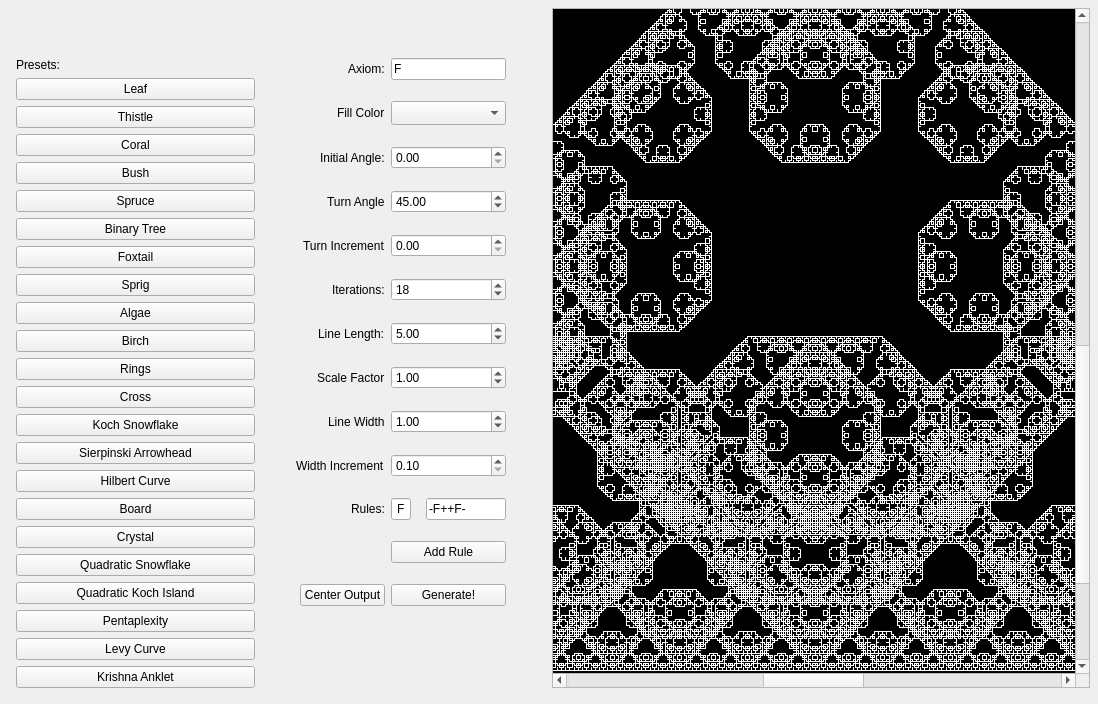 GitHub - bigstronkcodeman/Lindenmayer-System-Renderer: L-System generator written in C++ using Qt