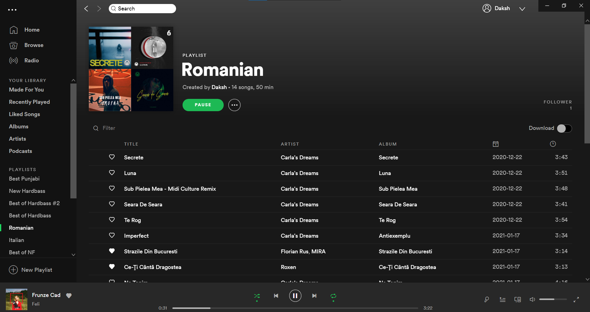 Bugs in Spotify version 1.1.52.687.gf5565fe5-a with BlockTheSpot v0.51. ...