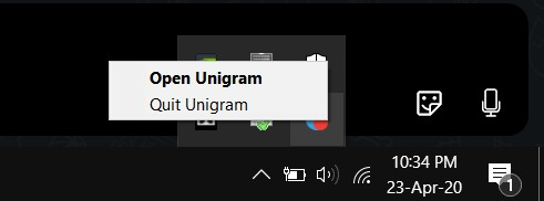 "Quit Unigram" from task bar icons doesn't close the app · Issue #1422 · UnigramDev/Unigram · GitHub