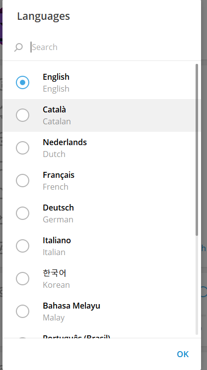 Arabic Is Always Highlighted In Language Settings · Issue 1433 · Unigramdev Unigram · Github