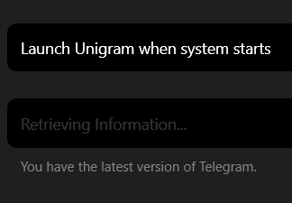 Change this text · Issue #1697 · UnigramDev/Unigram · GitHub