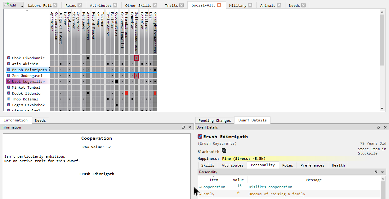 Social-Alt is wrong and Traits is incomplete. · Issue #267 · Dwarf ...