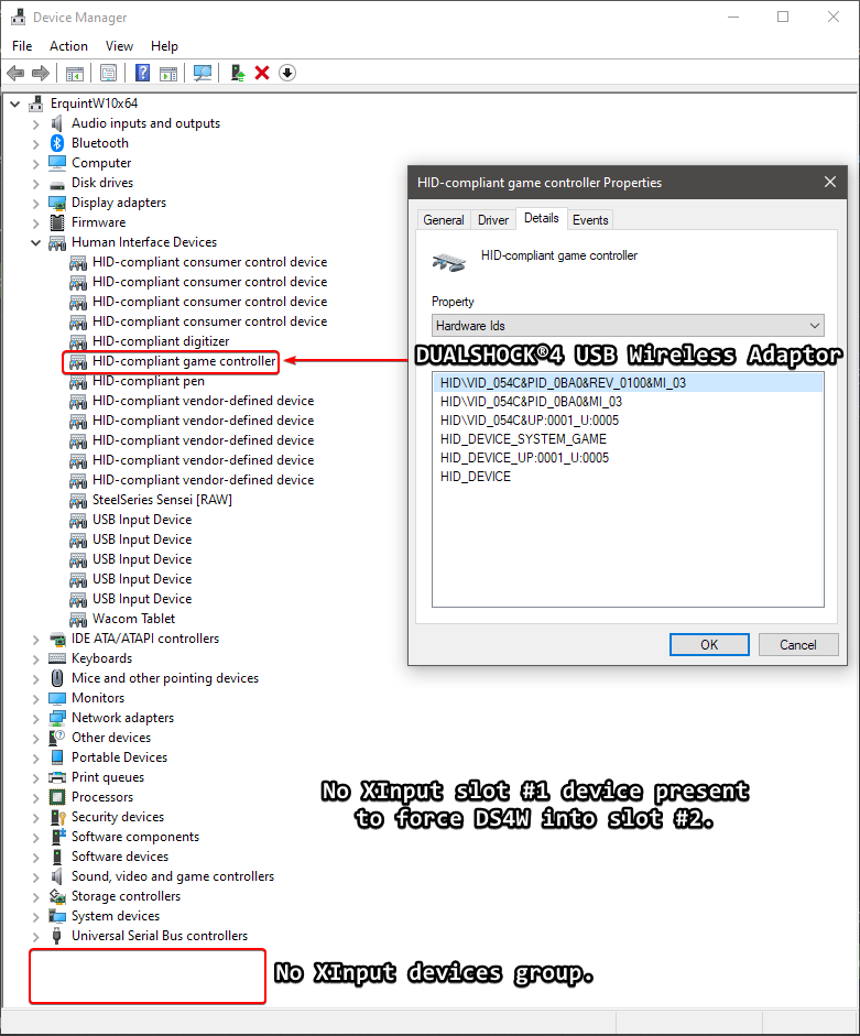 Connects as XInput #2 slot. · Issue #2991 · Ryochan7/DS4Windows · GitHub