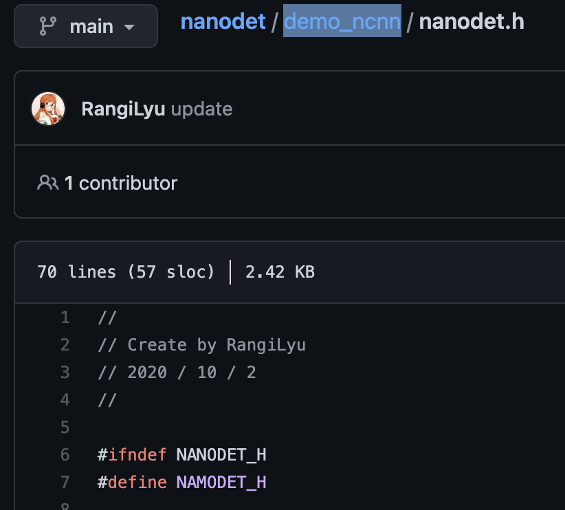 Some bugs found when building `demo_ncnn` on MacOS · Issue #90 · RangiLyu/nanodet · GitHub