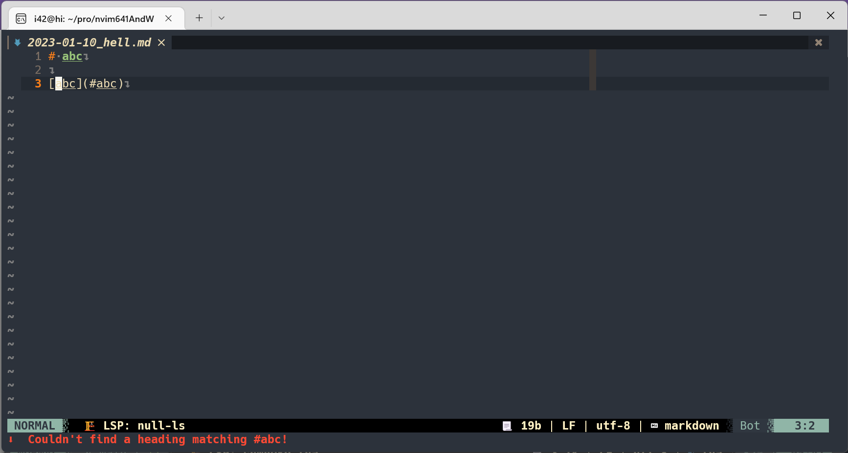 Bug: Follow link anchor doesn't work · Issue #122 · jakewvincent/mkdnflow.nvim · GitHub