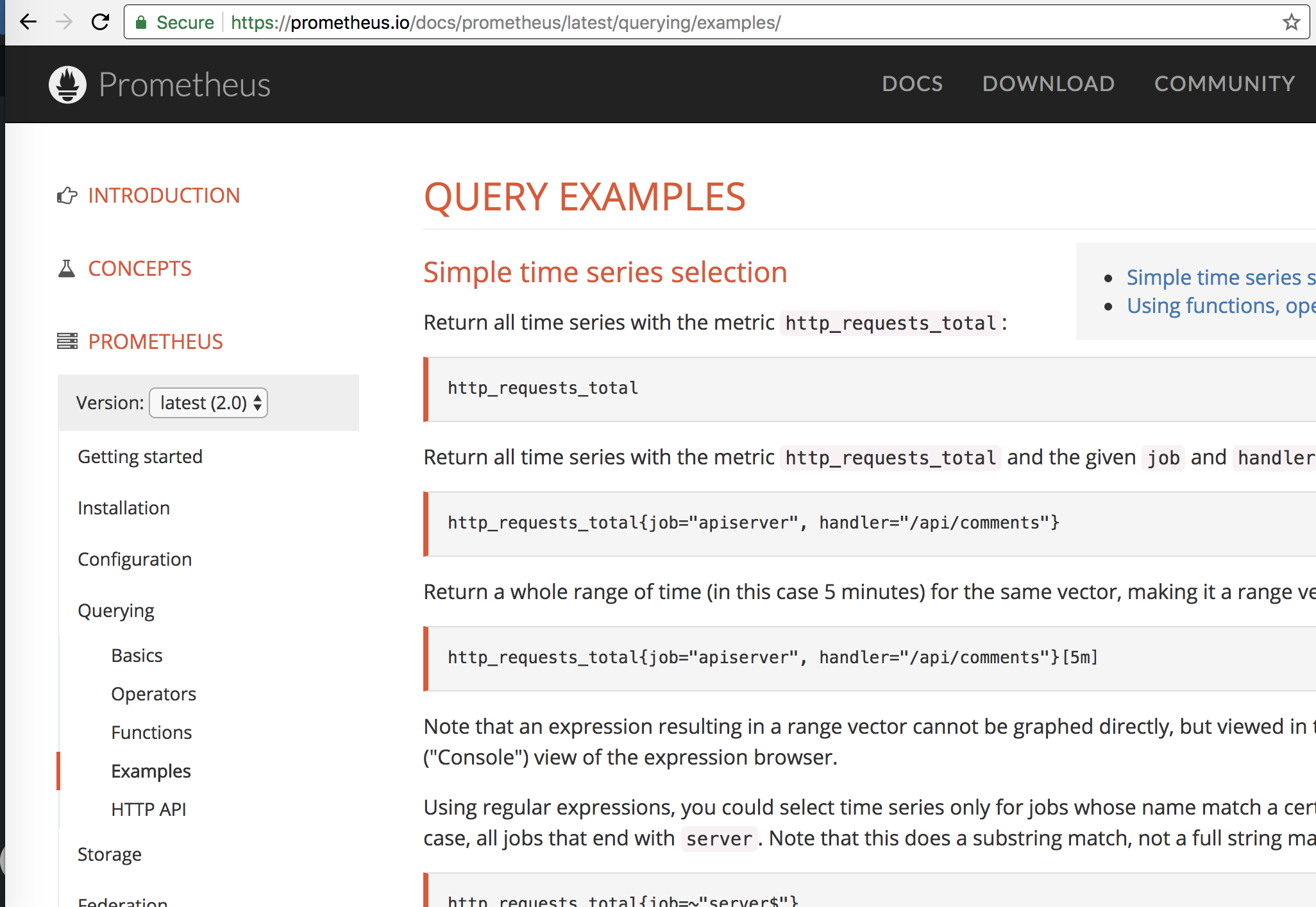 Menu in menu issue for versioned docs · Issue #906 · prometheus/docs · GitHub