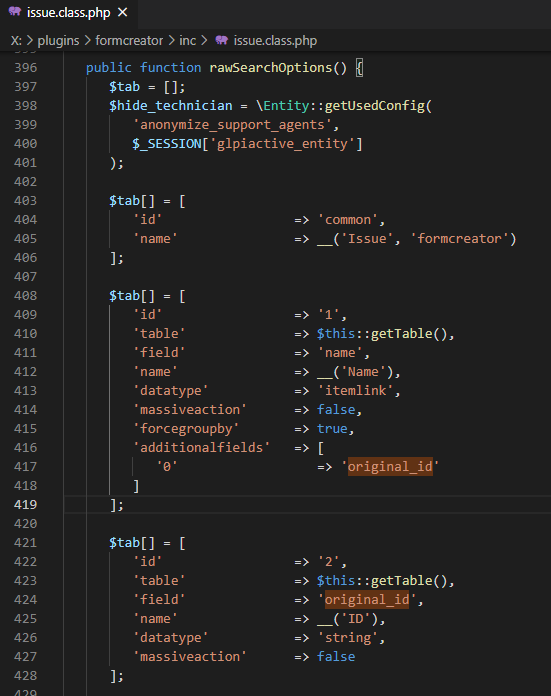 GLPI format ID · Issue #2150 · pluginsGLPI/formcreator · GitHub