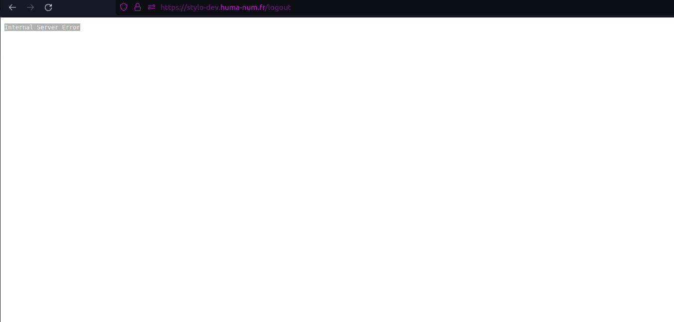Problème lors de la déconnexion de Stylodev · Issue #783 · EcrituresNumeriques/stylo · GitHub
